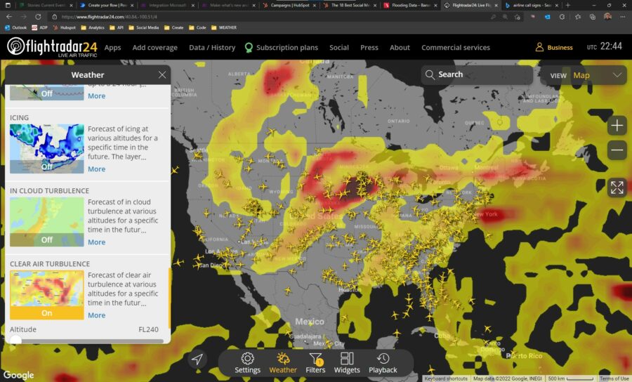 FlightRadar24 UsesOur Aviation Weather Data